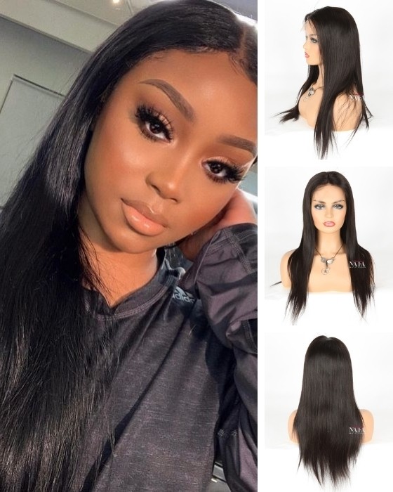 Freestyle 3 Part Straight Lace Closure Wig 150 Density Wig|All Length ...