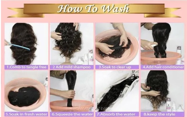 Blog - Can Wigs Be Washed?|4 Simple Steps to Wash a wig --Nafawigs.com